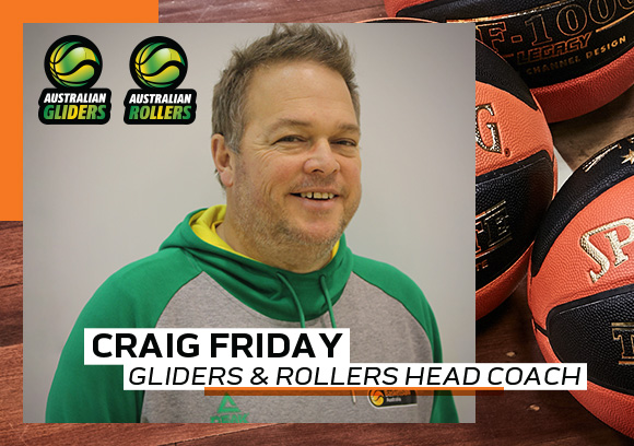 Craig Friday appointed duel Head Coach of Australian Gliders and Rollers