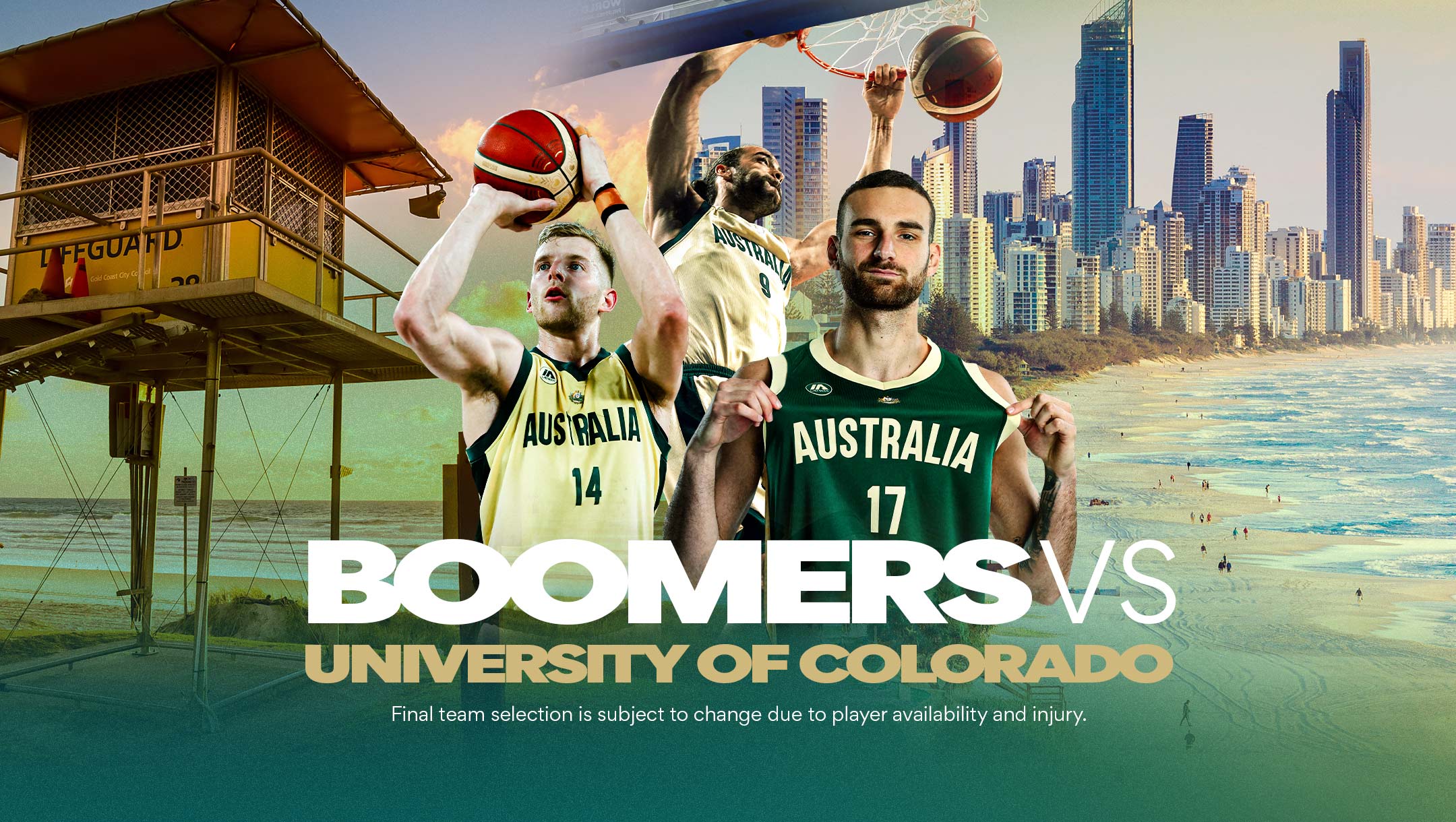 Boomers to host CU Buffaloes on Gold Coast