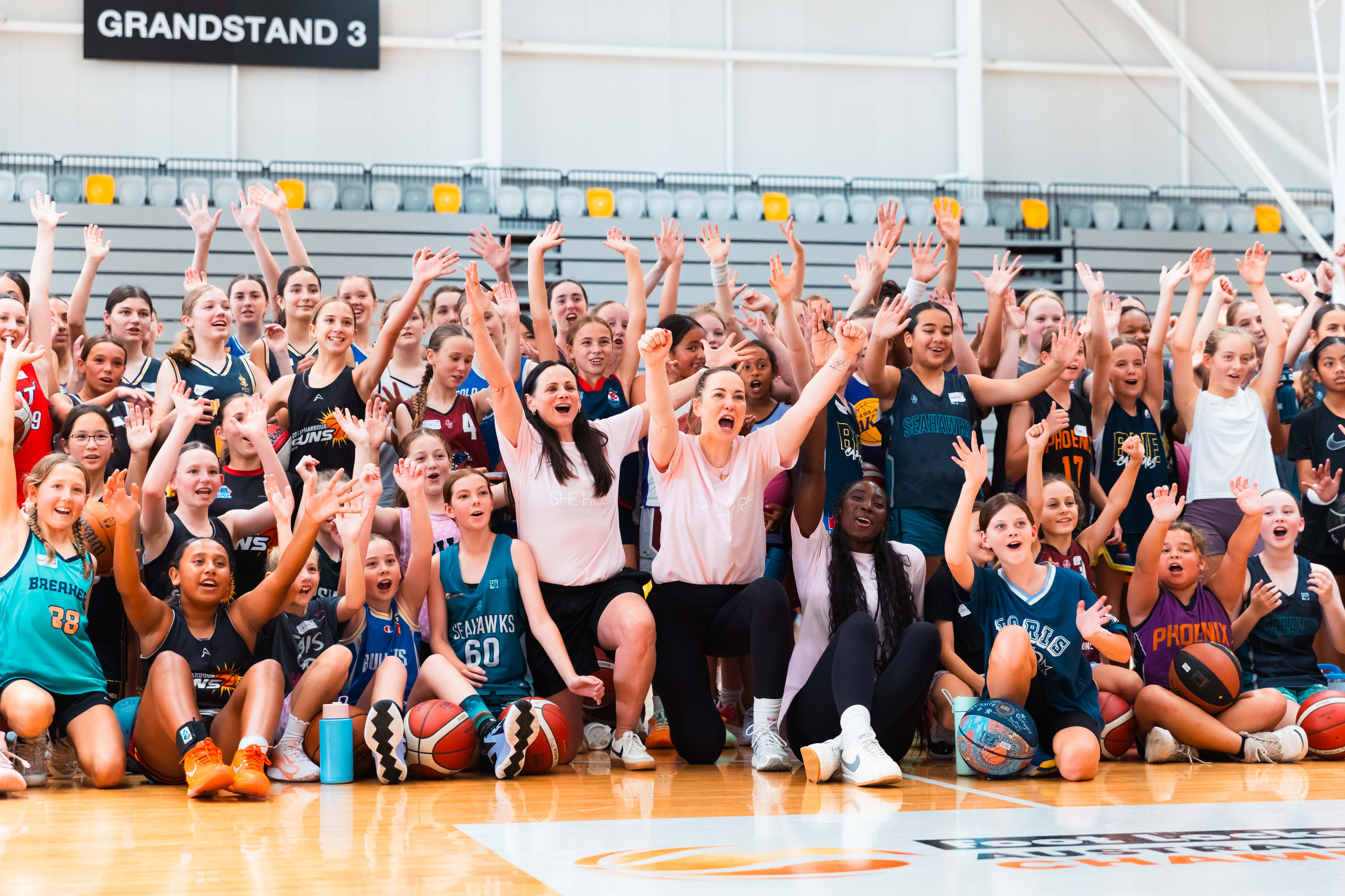 She Hoops Delivers Its Biggest Ever Clinic on the Gold Coast
