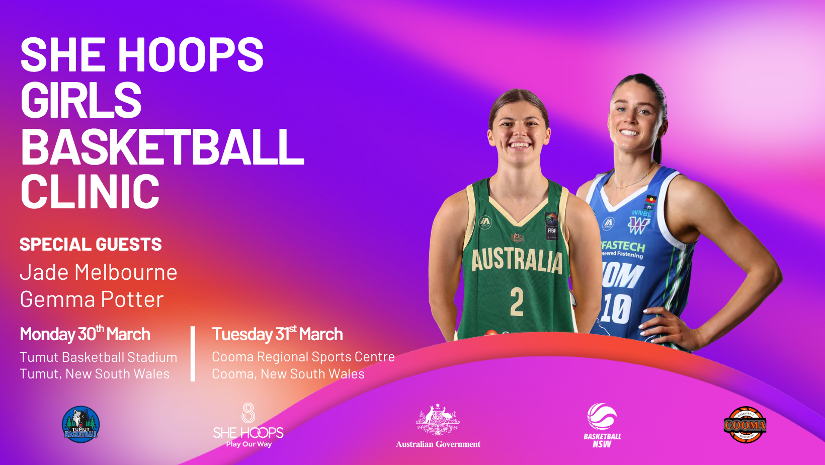 She Hoops is heading to Tumut & Cooma, NSW
